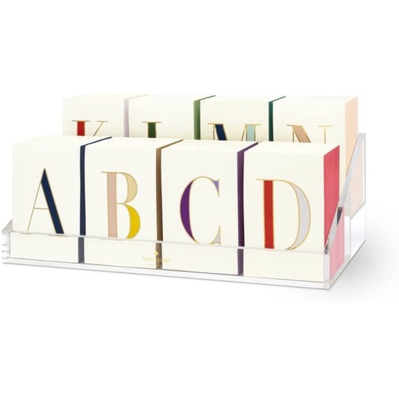 kate spade | Office | Nip Kate Spade Its Personal Initial Notepads ...